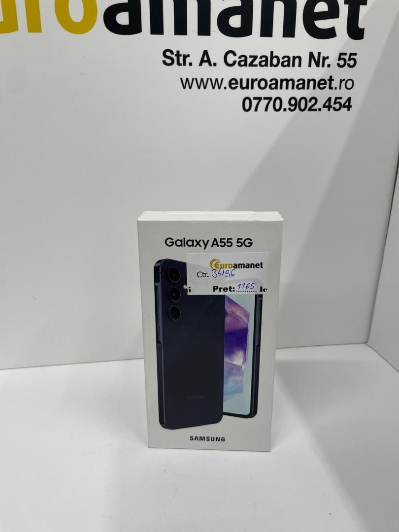 Samsung Galaxy A55, Dual SIM, 8GB, 128GB, 5G, Awesome Navy , Nou ...