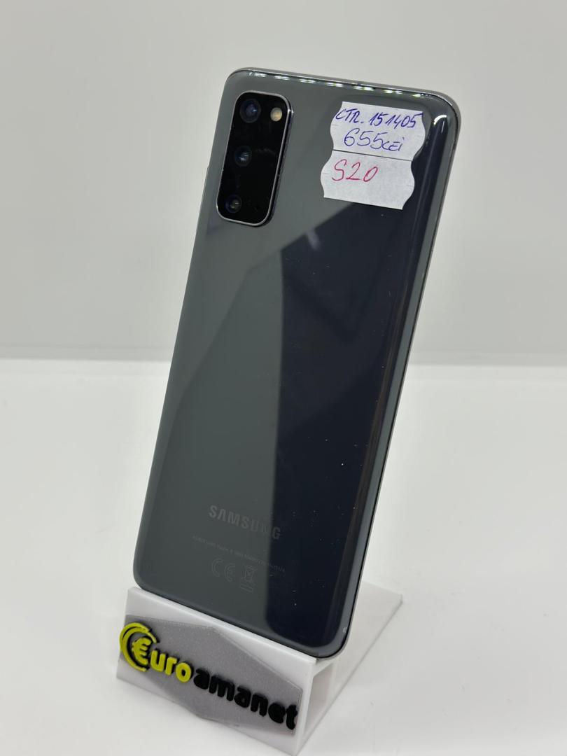 Telefon mobil Samsung Galaxy S20, Dual SIM, 128GB, 8GB RAM, 4G, Cosmic ...