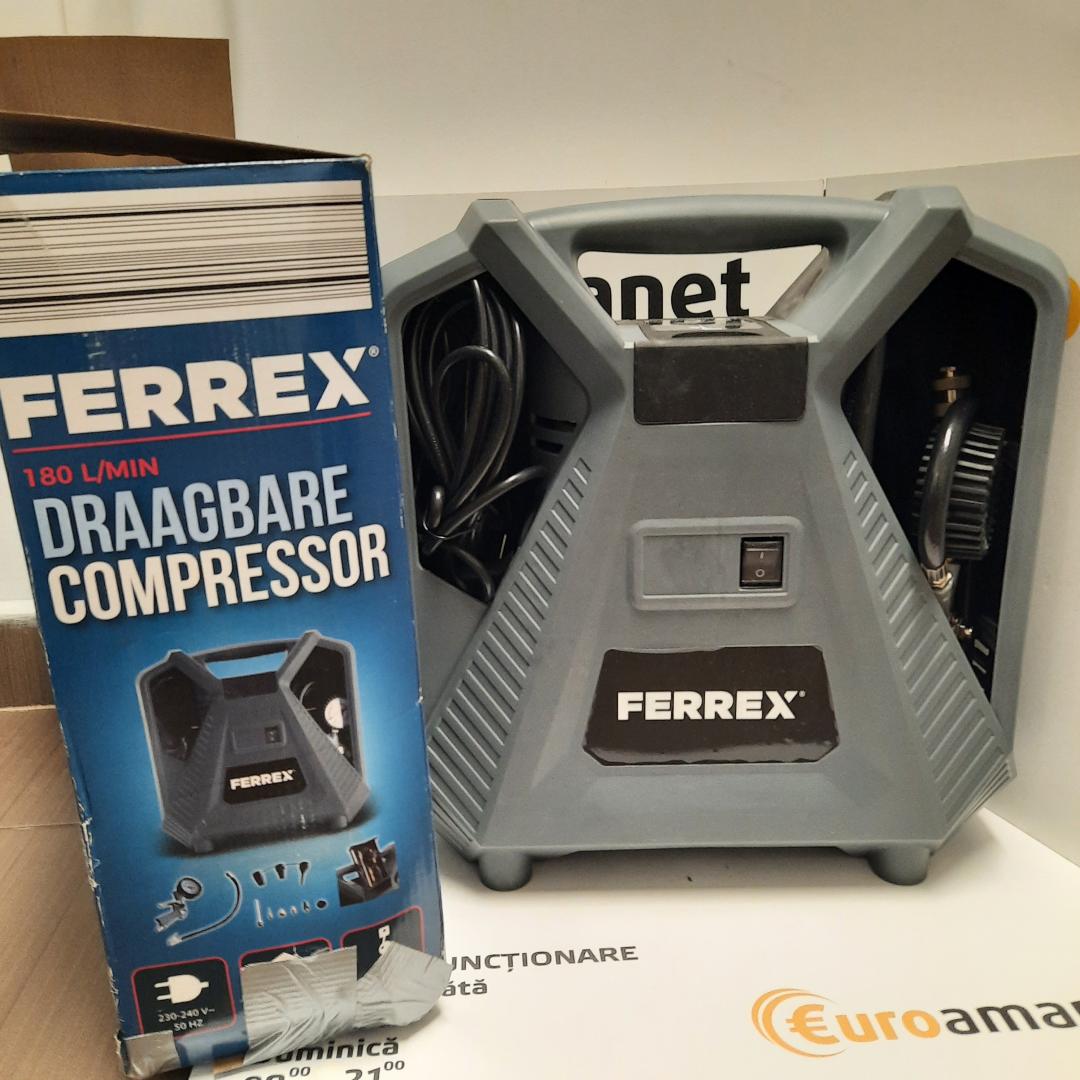 Compresor portabil Ferrex 8 ba/180 l/min EuroAmanet EuroAmanet - Amanet ...