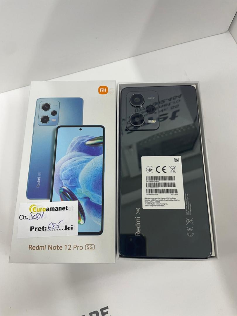 Xiaomi Redmi Note 12 Pro, Dual SIM, 128GB, 8GB RAM, 5G, Midnight Black ...